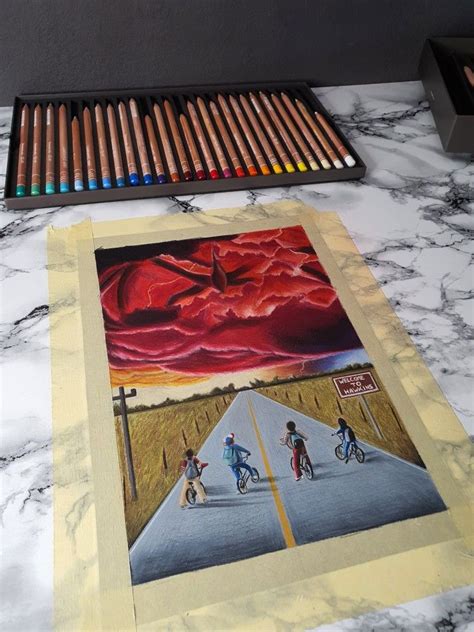 Stranger Things Drawing Bunte Zeichnungen Bleistiftzeichnung Bilder