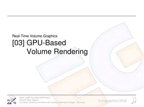 ppt real time volume graphics [03] gpu based volume rendering