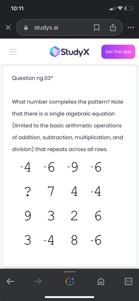 1011 Studyxai Study X Get The App Question Studyx