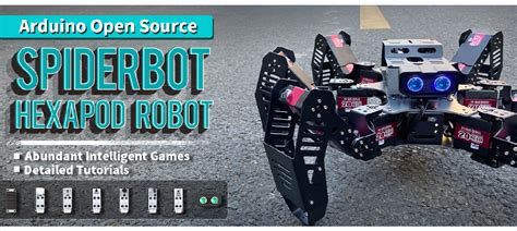 hiwonder spiderbot arduino hexapod programming robot oz robotics