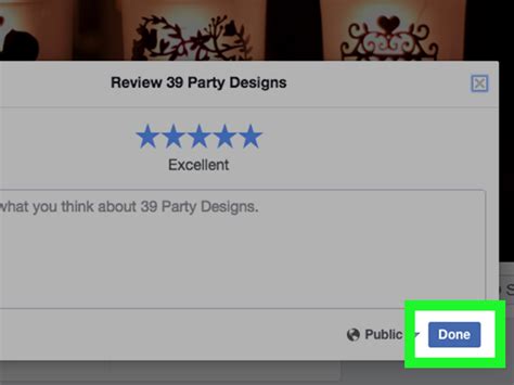 cómo calificar una página de facebook con imágenes