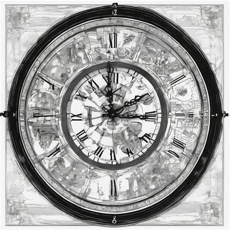 Interior Of A Clock Scheme Poem Premium Ai Generated Image