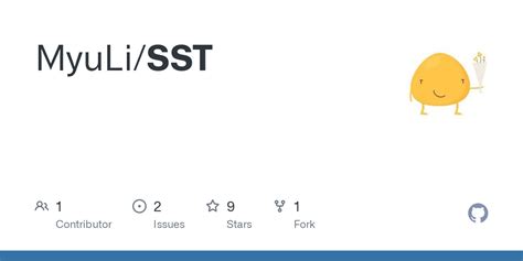 GitHub MyuLi SST