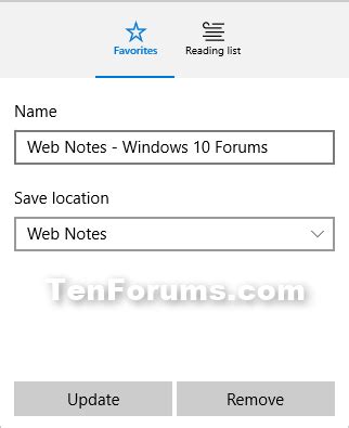 Make A Web Note In Microsoft Edge In Windows 10 Tutorials