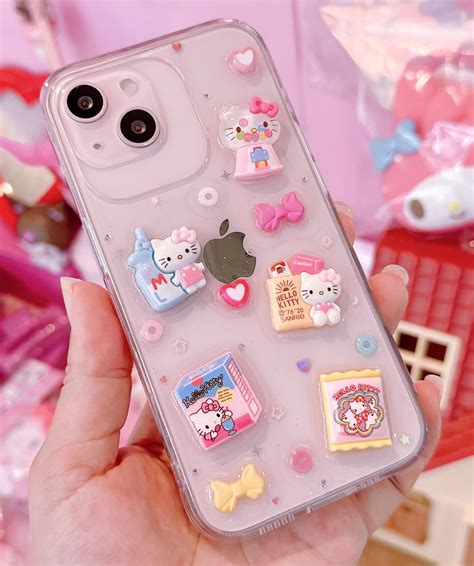 매직클럽magic Club 헬로키티 디저트 데코덴케이스 아이폰케이스 갤럭시케이스 데코덴케이스 전기종케이스 에이블리