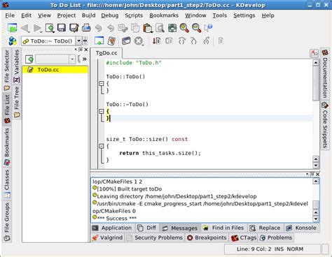 Cmake Tutorial Chapter 2 Ide Integration