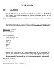 Effective Strategies For Pre Lab Write Ups In Computer Science Course