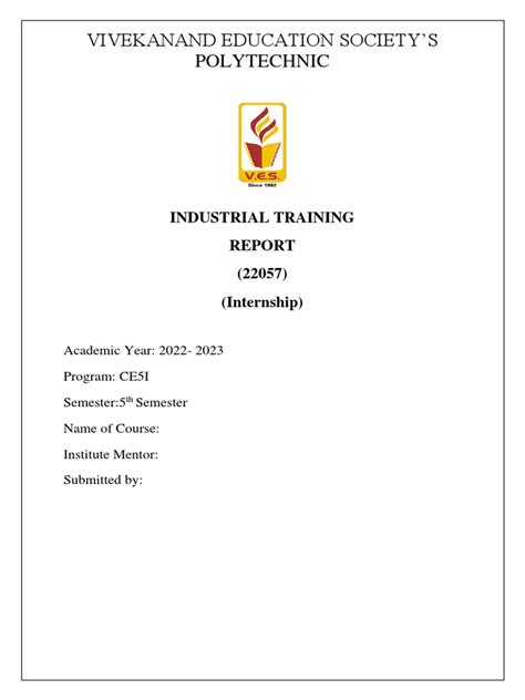 Itr Report Format 22 23 Repaired Pdf Concrete Scaffolding