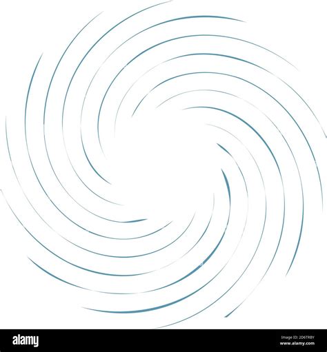 Circular Spiral Swirl Twirl Design Element Concentric Radial And Radiating Burst Of Lines