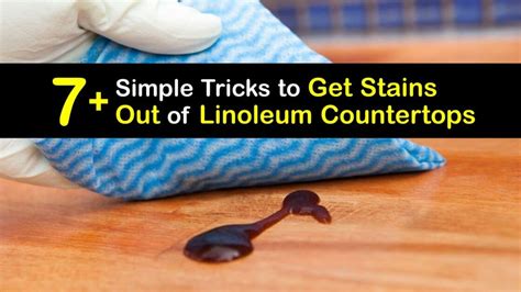 Linoleum Cleaning Remove Stains From Linoleum Counters
