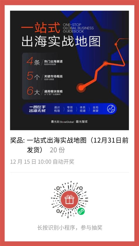 每位出海远航的船长，手中都要有份靠谱的地图 霞光社shineglobal