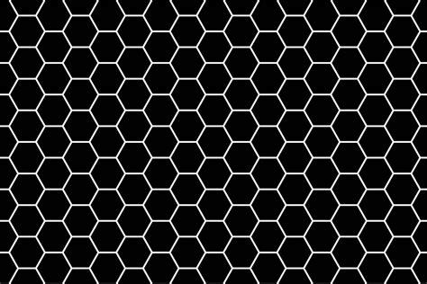 Black Seamless Honeycomb Pattern Graphic By Cutepik · Creative Fabrica