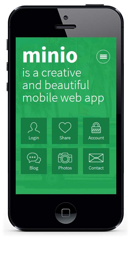 Minio HTML Mobile Template By Mobiokit ThemeForest