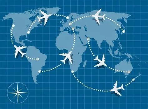 国内飞机航线轨迹图 全线图 实时动态线图 大山谷图库