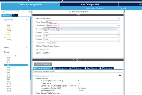 Stm32cubemx 定时器产生pwm驱动舵机stm32f4使用cubmax生成控制舵机的pwm Csdn博客