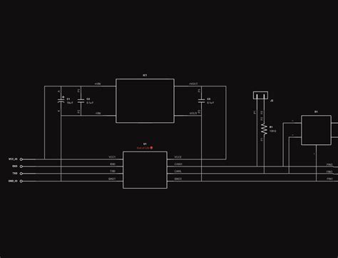 Schematic For Can Bus Isolation Module Sub Layout For Isolation