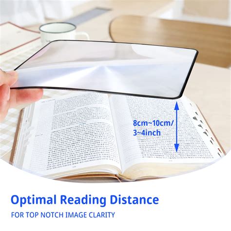 Full Page Magnifying Sheet A5 Magnifier Sheet 18x12cm Page Magnifying