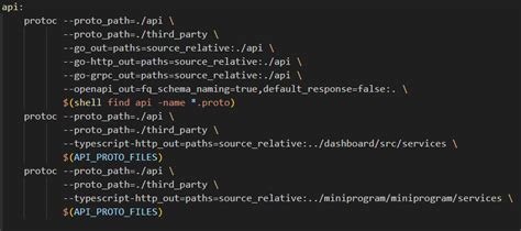 Makefile Go Kratos Cant Find The Protoc File When I Use Make File