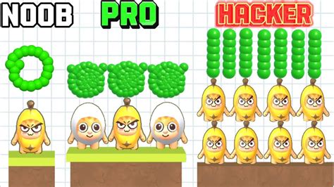 NOOB Vs PRO Vs HACKER Draw To Crash Banana Cat YouTube