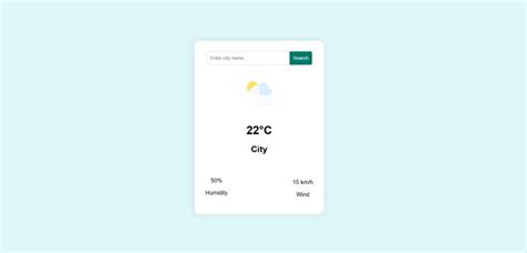 Webdevelopment Javascript Weatherapp Apiintegration Frontend