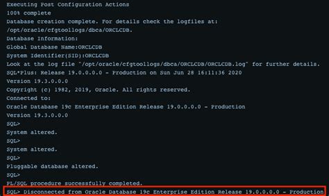 Install Oracle Database 19c In Docker Container ~ Dillis Oraclemysql