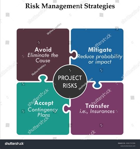 Risk Management Strategies Avoid Mitigate Transfer Stock Vector Royalty Free 2391737295
