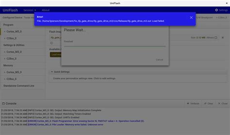 Ccsf28m35h52c File Loader Memory Write Failed Unknown Error Linux