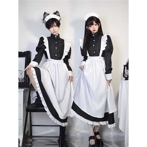 【ice Bear 】maid Outfit Men Women Wear Cosplay Anime Maid Cosplay Party