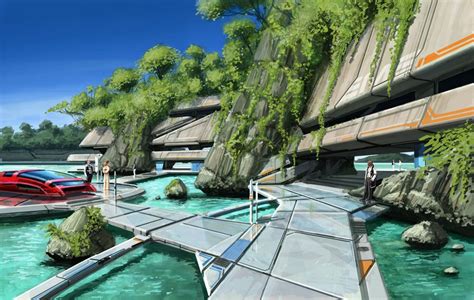 Mass Effect Concept Art Sci Fi Environment Sci Fi Architecture Sci