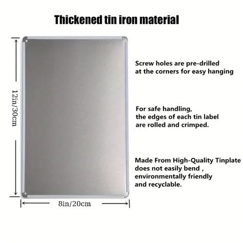 1pc 남자 방 장식을위한 재미있는 금속 차고 징후 작은 남자 동굴 로그인 빈티지 바 홈 펍 사무실 벽 장식 Temu