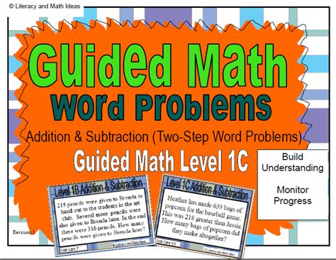 Literacy Math Ideas How To Solve Multi Step Word Problems