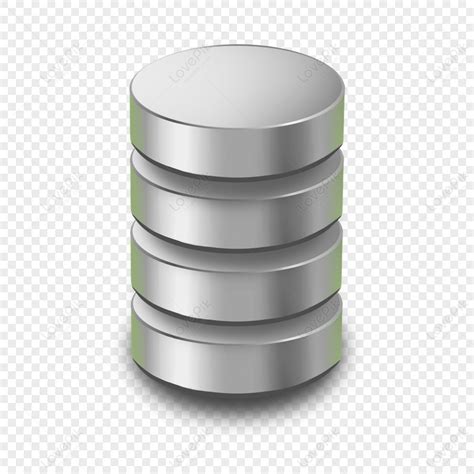 Cylinder Databasegreyrealistic Stylerealistic Style Png Free
