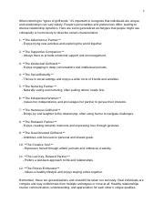 Part I Project Plan Docx 1 When Referring To Types Of Girlfriends It S Important To Recognize