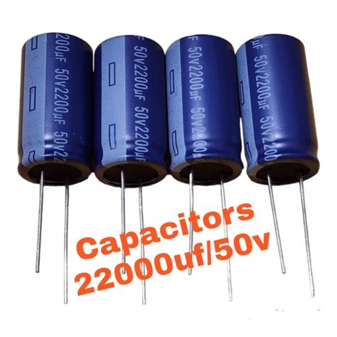 2200uf 50v Electrolytic Radial Lead Capacitor 4pcs Usa Shipping