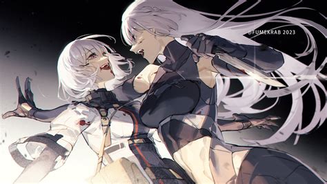 Rpk 16 And Ak 15 Girls Frontline Drawn By Krab Fumekrab Danbooru