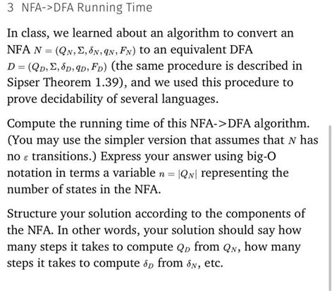 3 Nfa Dfa Running Time In Class We Learned About An