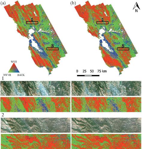 Fraction Maps Derived From Imagery Without Brightness Correction A