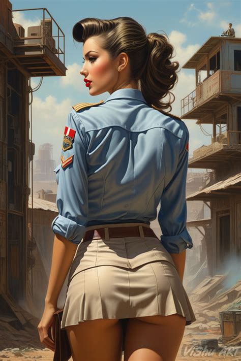 Sexy Woman Uniform Pin Up By Sintarin On Deviantart