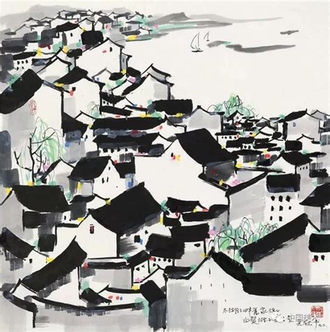 吳冠中百幅國畫作品高清欣賞值得珍藏 壹讀