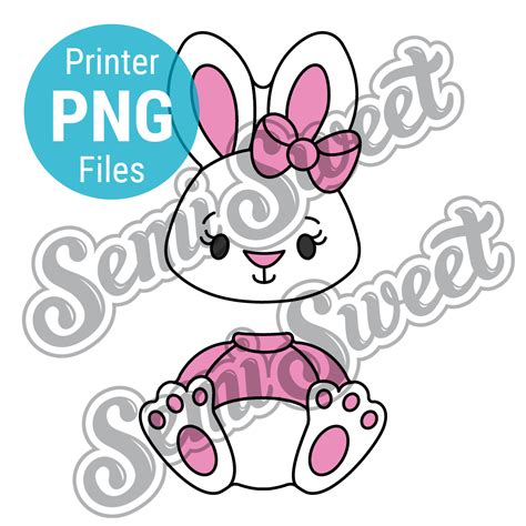 2 Piece Easter Bunny Girl Png Images
