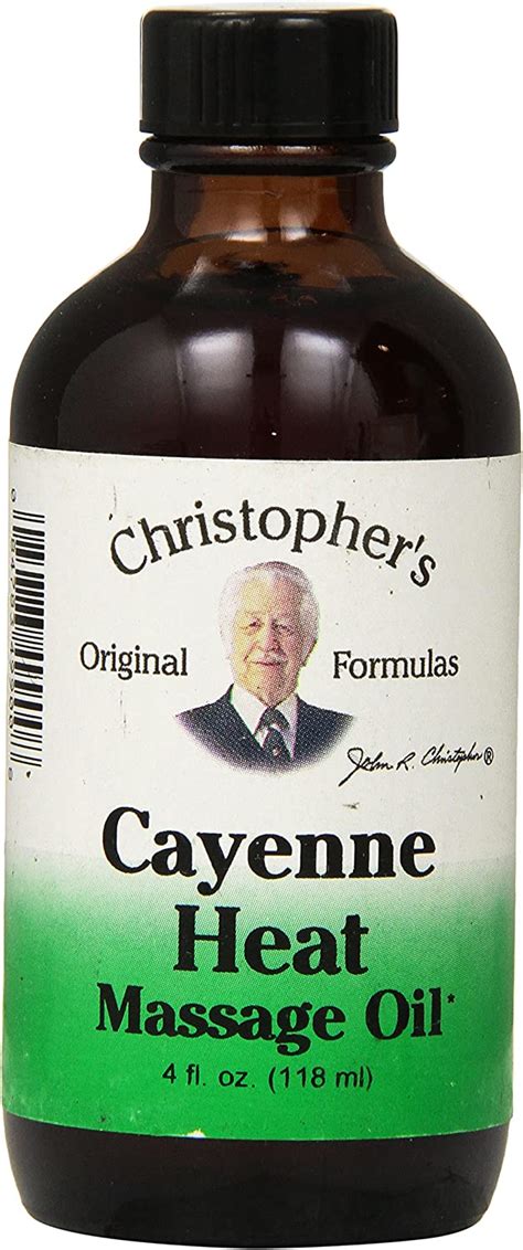 Dr Christophers Formula Cayenne Heat Massage Oil 4 Fluid Ounce Health And Household