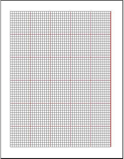 Cross Stitch Graph Papers For MS Word Word Excel Templates