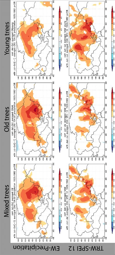 The Spatial Correlation Analysis With Cru Ts 400 Datasets