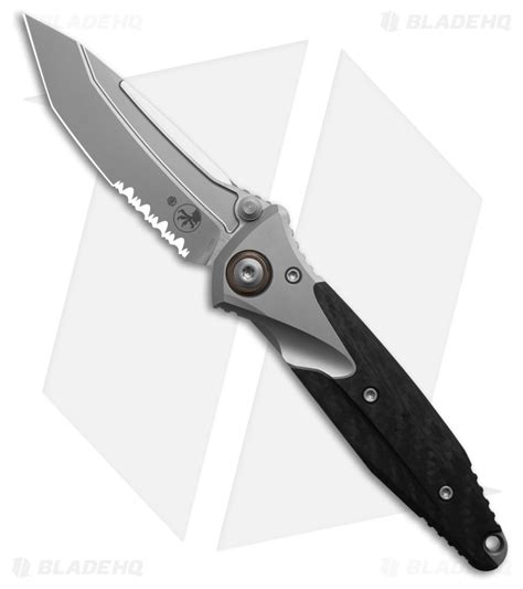 Microtech Socom Bravo Mini Knife Black Tantoserrated