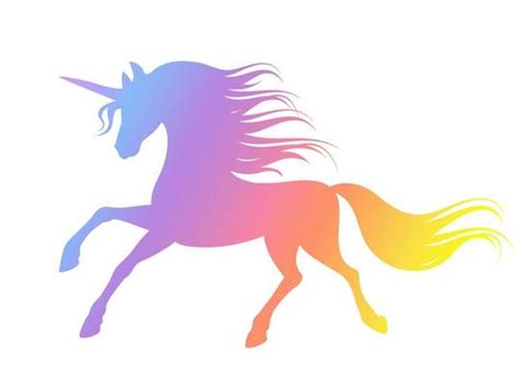 Unicorn Shape Vector Art Icons And Graphics For Free Download