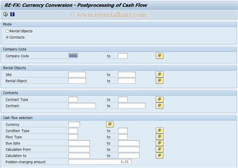 RECAECADJCFCN SAP Tcode Cash Flow Contracts RECAECADJCFCN SAP Tcode Cash Flow Contracts