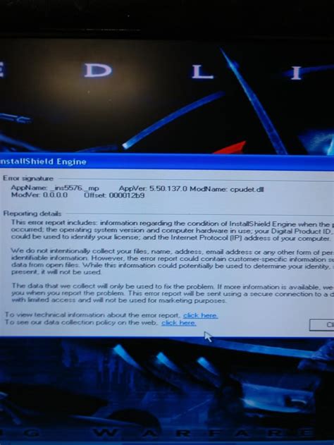 Installshield Error Trying To Install Game Windowsxp