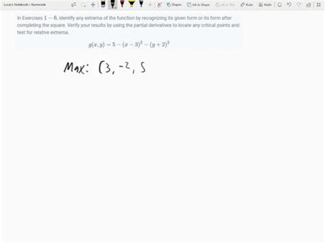 SOLVED In Exercises Identify Any Extrema Of The Function By Recognizing Its Given Form Or