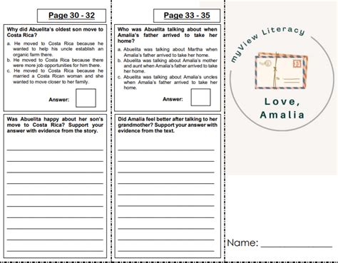 From Love Amalia Myview Literacy 5 Made By Teachers