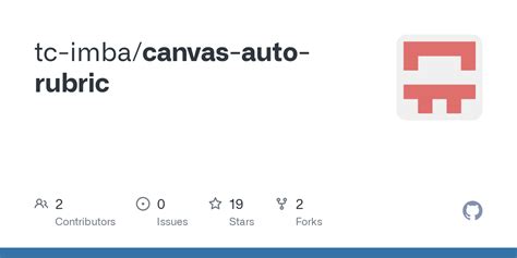 GitHub Tc Imba Canvas Auto Rubric